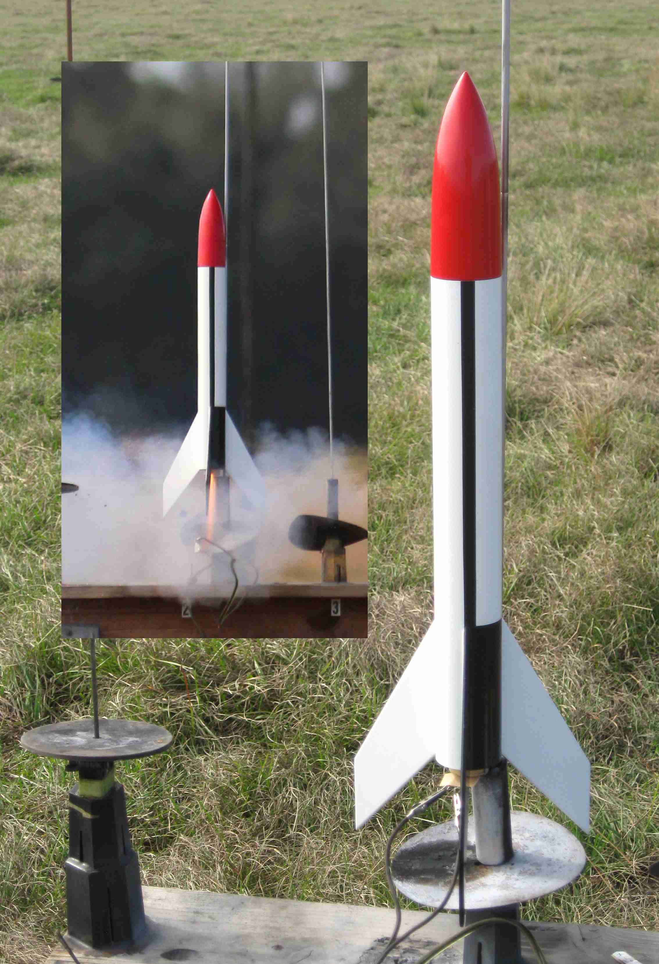 Display Image - Hans 'Chris' Michielssen's Estes Super Alpha (2012-12-15)