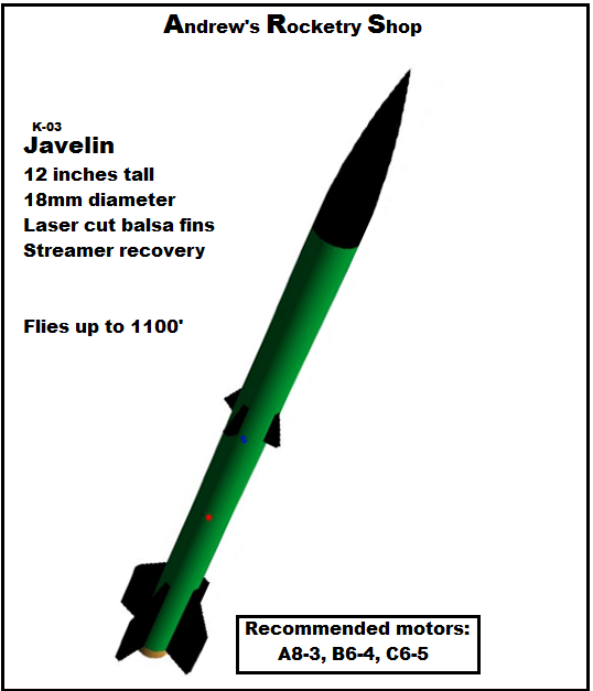 Andrew's Rocketry Shop - Javelin