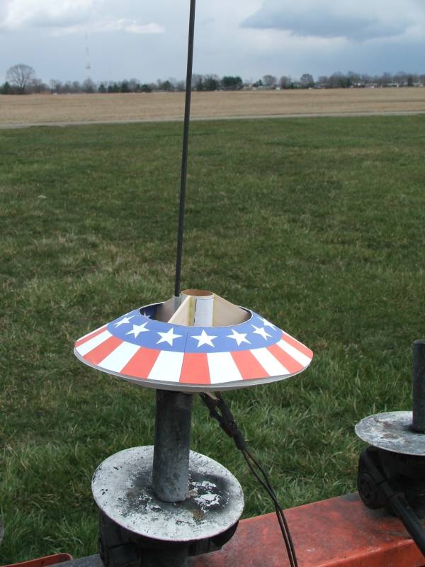 Bill Eichelberger's Art Applewhite Rockets - Flying Saucer 24mm (7.25')